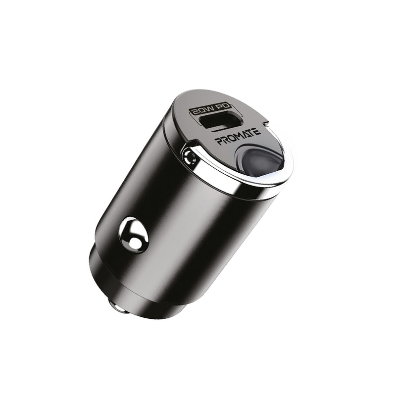 Promate World's Smallest Car Charger with 20W Power Delivery Bullet ...