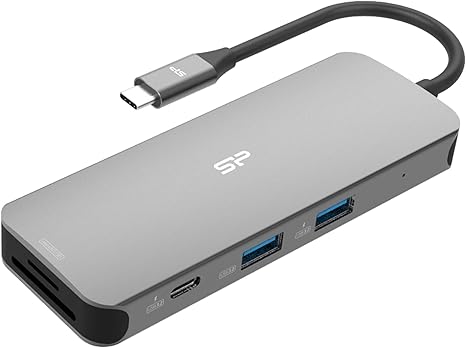 Silicon Power Docking Station SR30 (USB-C, USB3.2, HDMI, SD, MicroSD ...